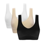 Fruit of the Loom Women's Seamless Comfy Longline Back Smoothing Bra, 2 ...