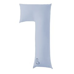 snuggL Body Pillow for Side Sleeper and Pregnancy, L Shaped for Knee ...