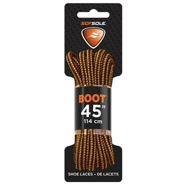 Herman Survivors Wax Boot Laces, Black, 45" - Walmart.com