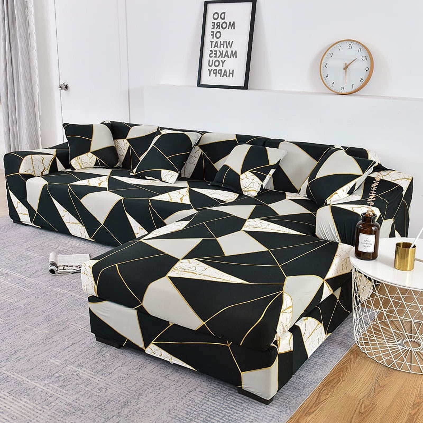 sofa cover elastic couch cover sectional chair cover It needs order ...