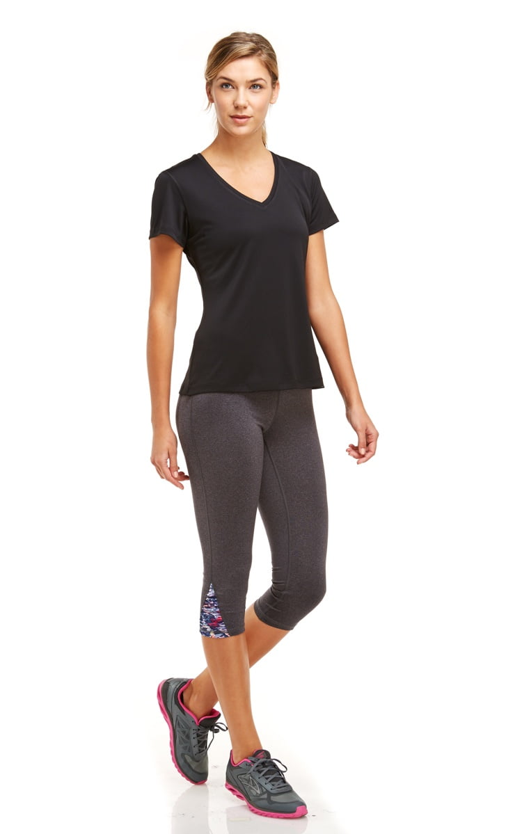 soffe dri side ruched capri for juniors - Walmart.com