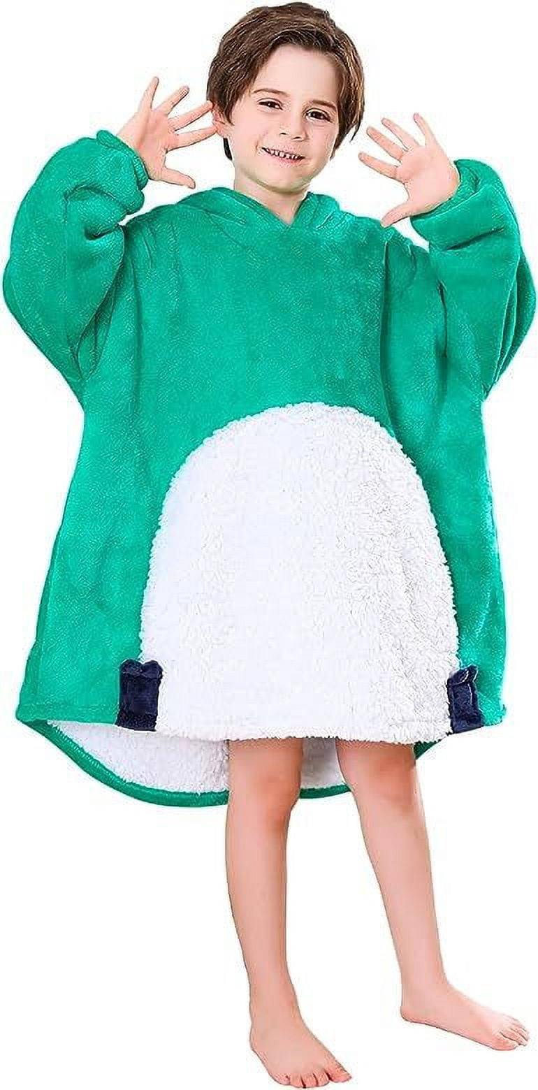 softan Wearable Blanket Hoodie for Kids, Super Warm and Cozy Plush ...