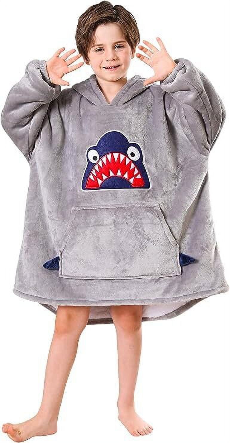 softan Wearable Blanket Hoodie for Kids, Super Warm and Cozy Plush ...