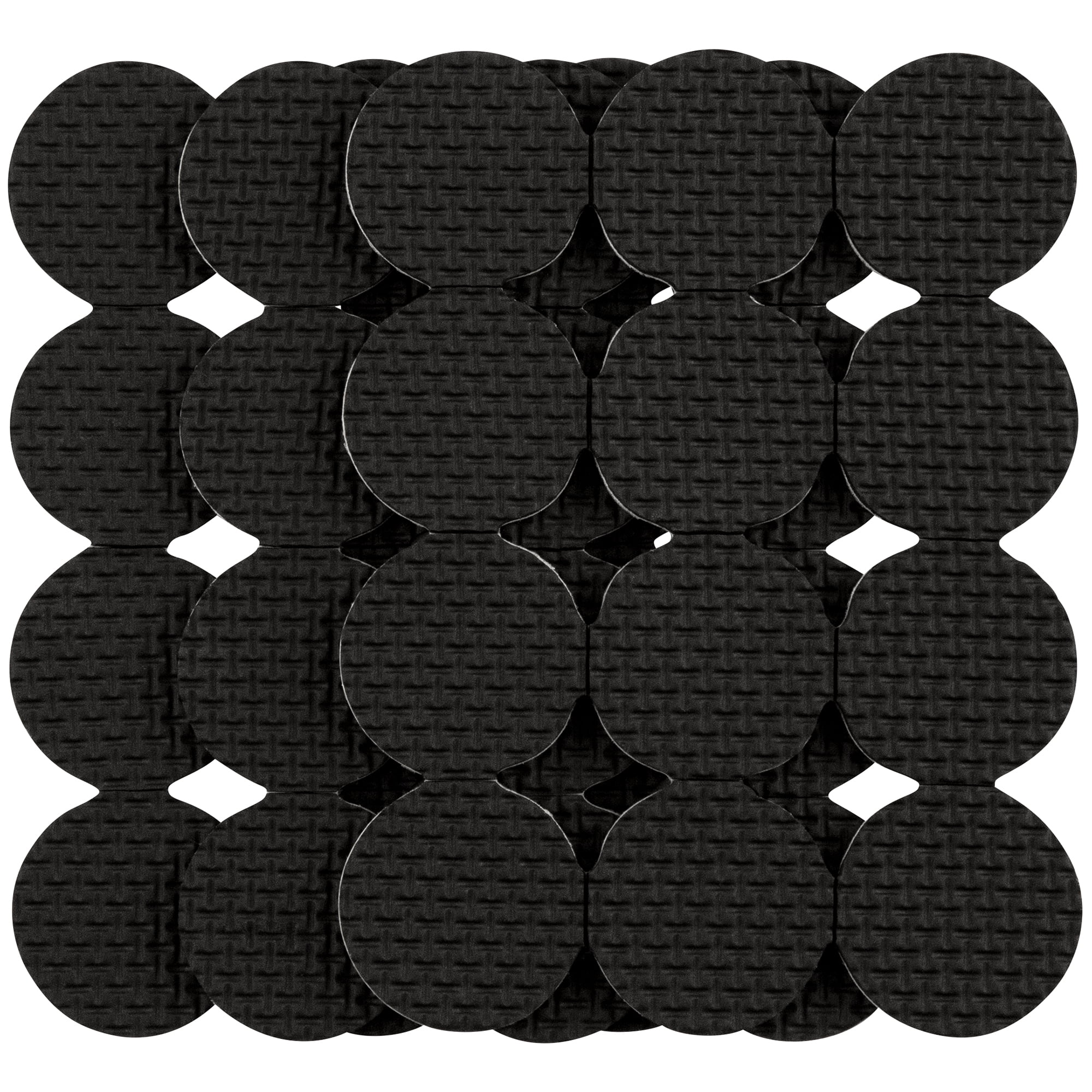 softtouch 1" Round Self-Stick Gripper Pads, Black (36 Pack) - Walmart.com