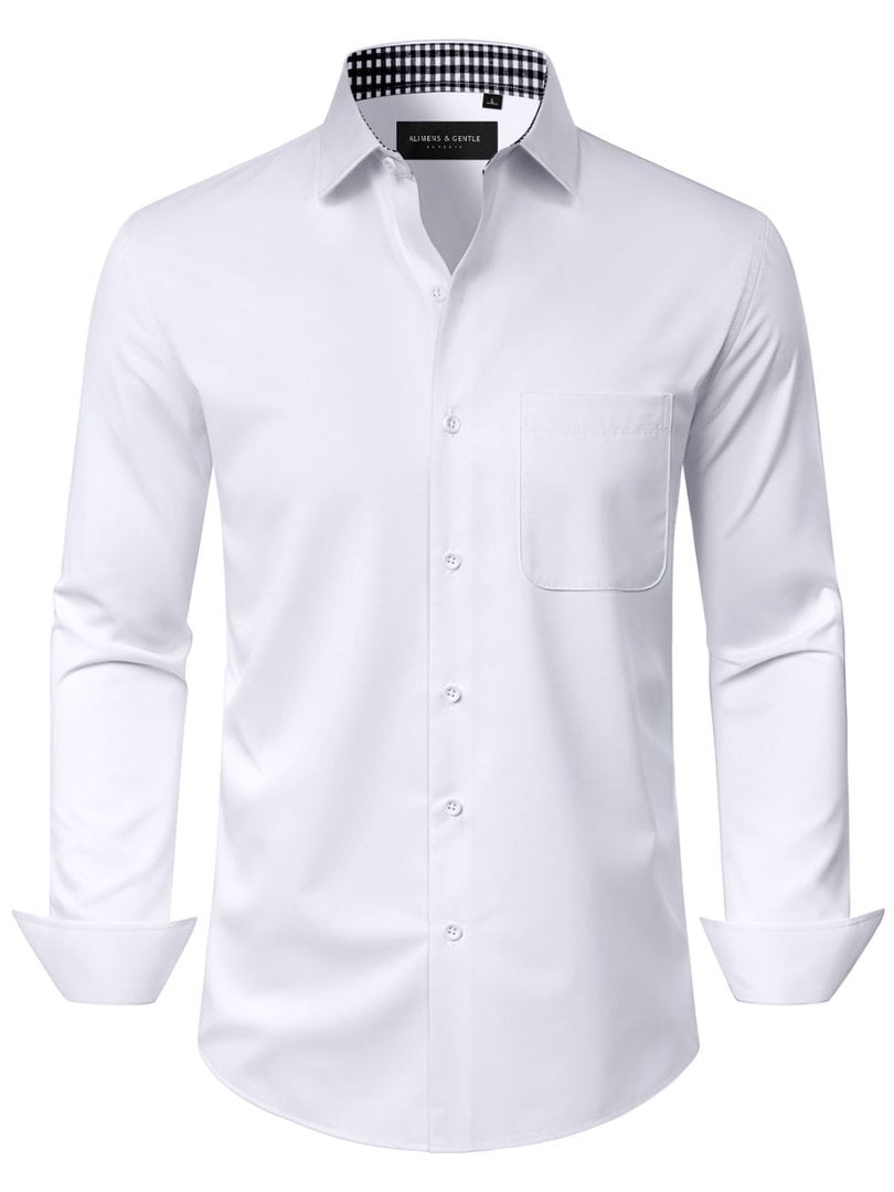 sogami Mens Wrinkle Free Dress Shirts Stretch Business Button Up Formal ...