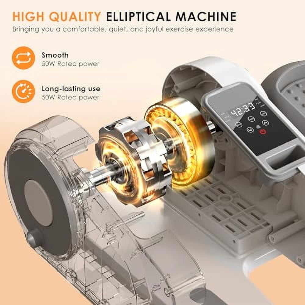 soges Under Desk Elliptical Machine,Seated Pedal Exerciser for Senior ...