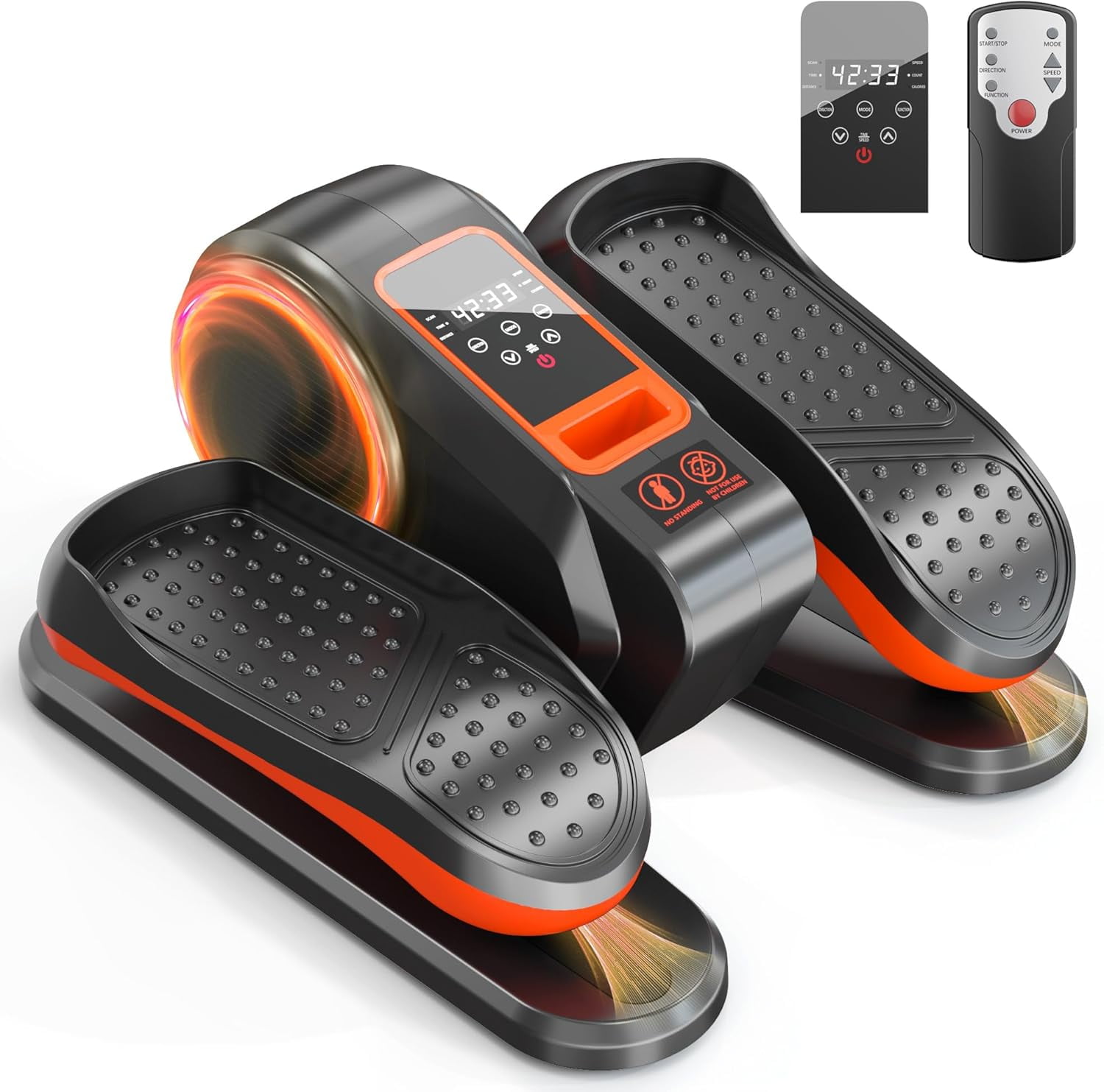 soges Under Desk Elliptical Machine,Seated Pedal Exerciser for Senior ...