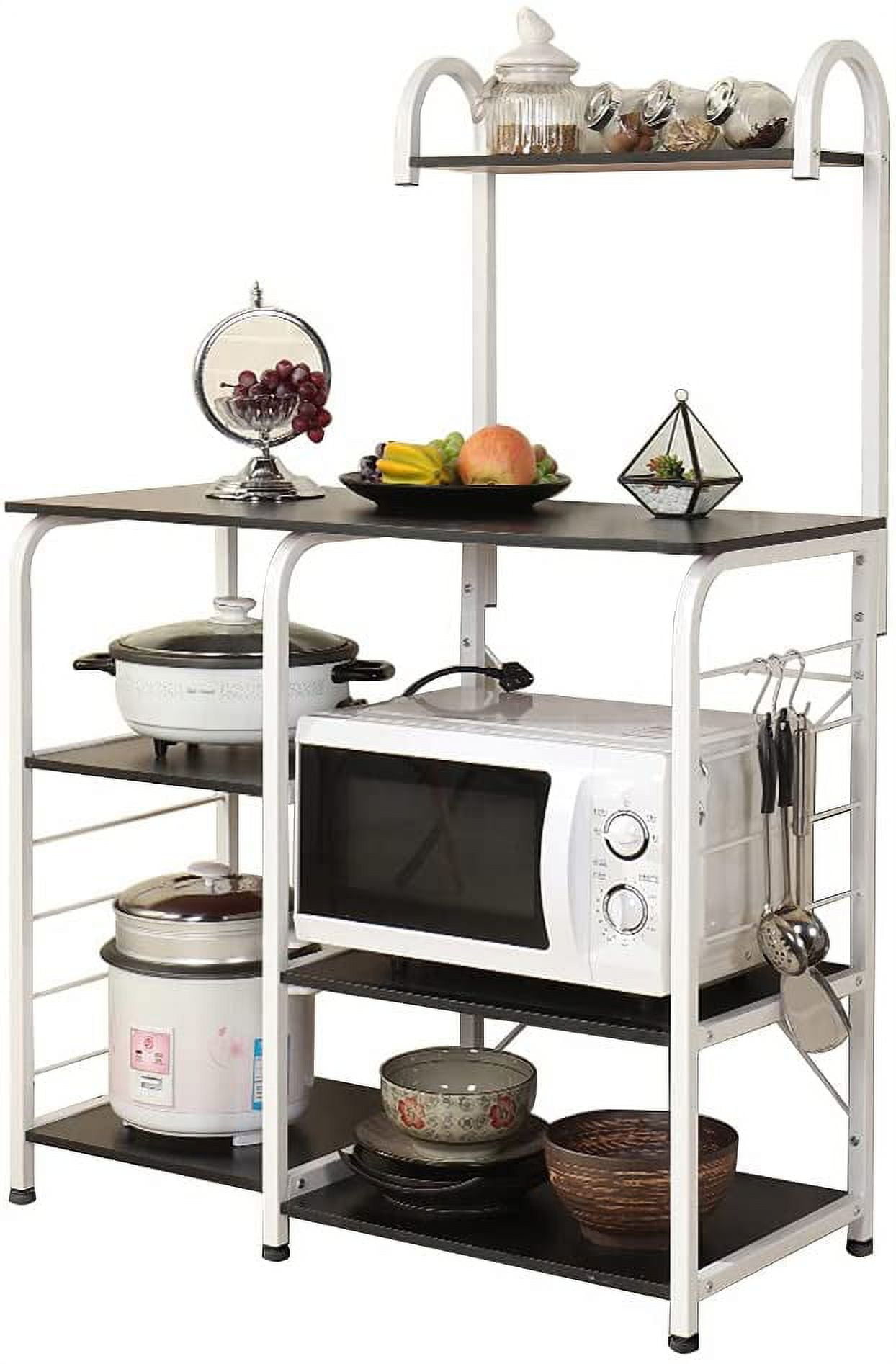 soges Multi-Functional Kitchen Baker's Rack Utility Microwave Oven Stand Storage Cart ...