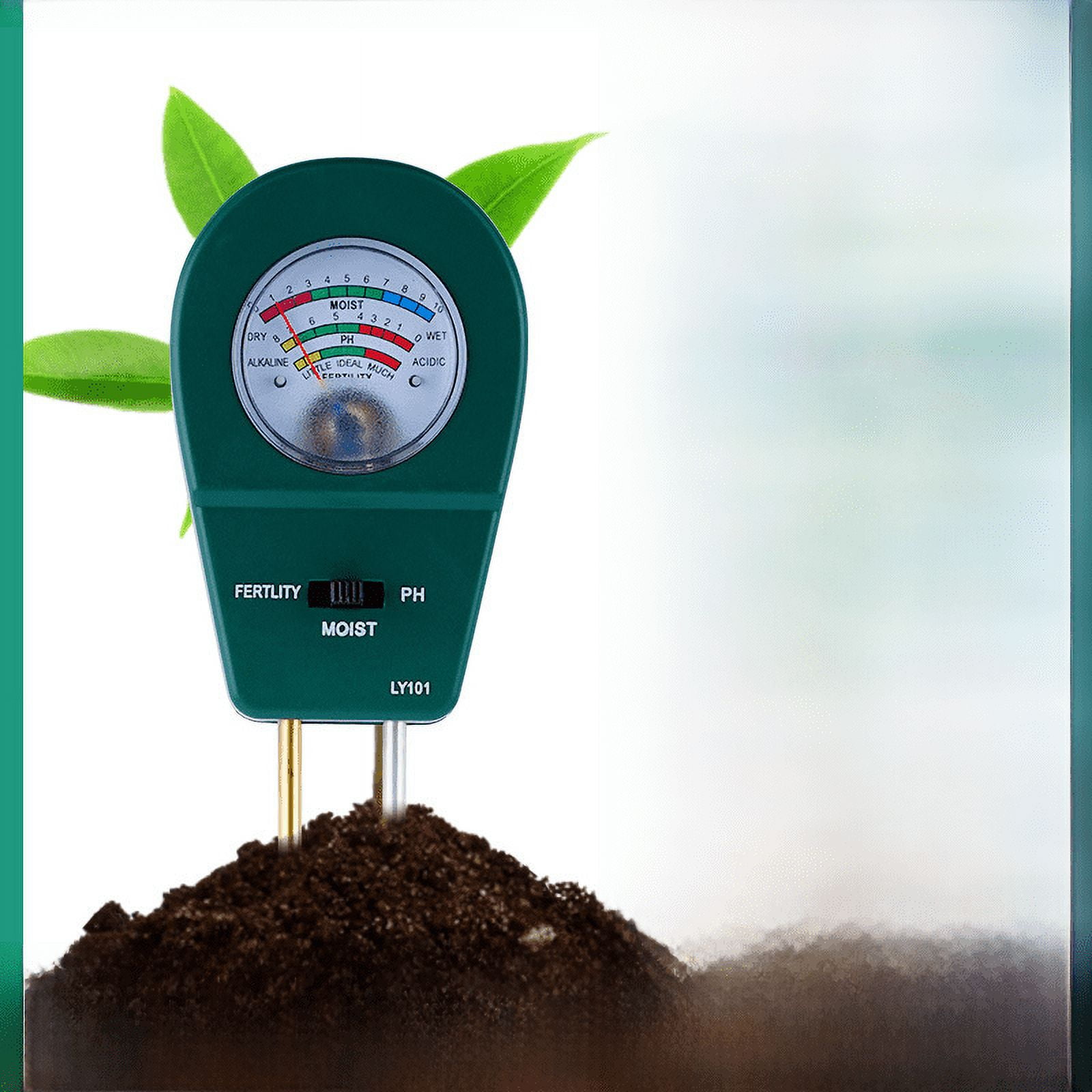 soil hygrometer Nutrient pH soil pH test measuring detector three-in ...