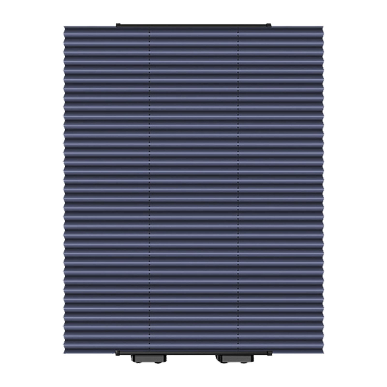 solacol Bathroom Window Privacy Film Pleated Blind with Suction Cup ...