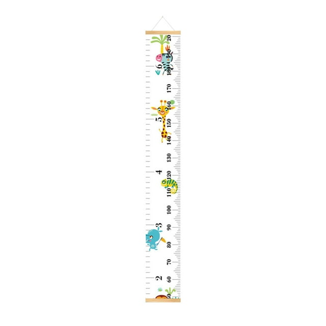 solacol Childrens Height Chart Baby Growth Chart Canvas Wall Hanging ...