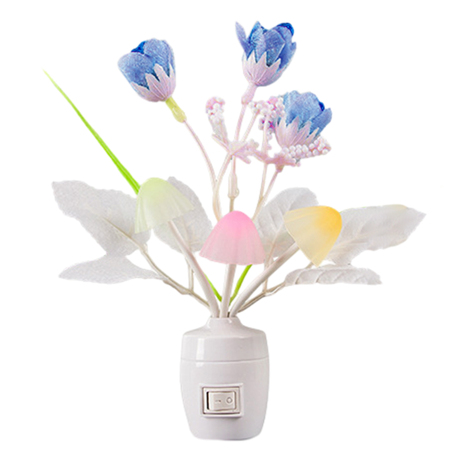 solacol Color Changing Led Lights Color Changing Plug-In Led Flower ...