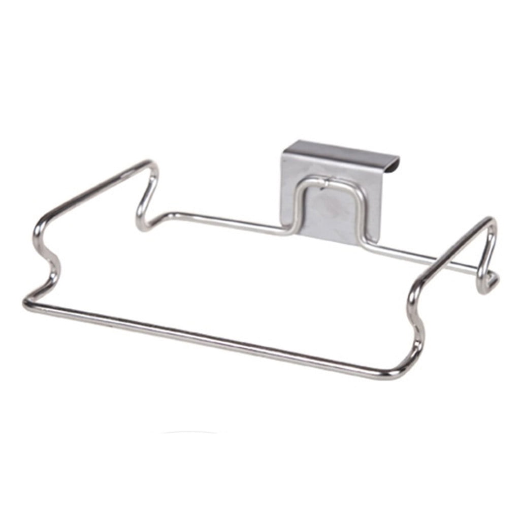 solacol Hanging Trash Can for Kitchen Cabinet Door Garbage Bag Holder ...