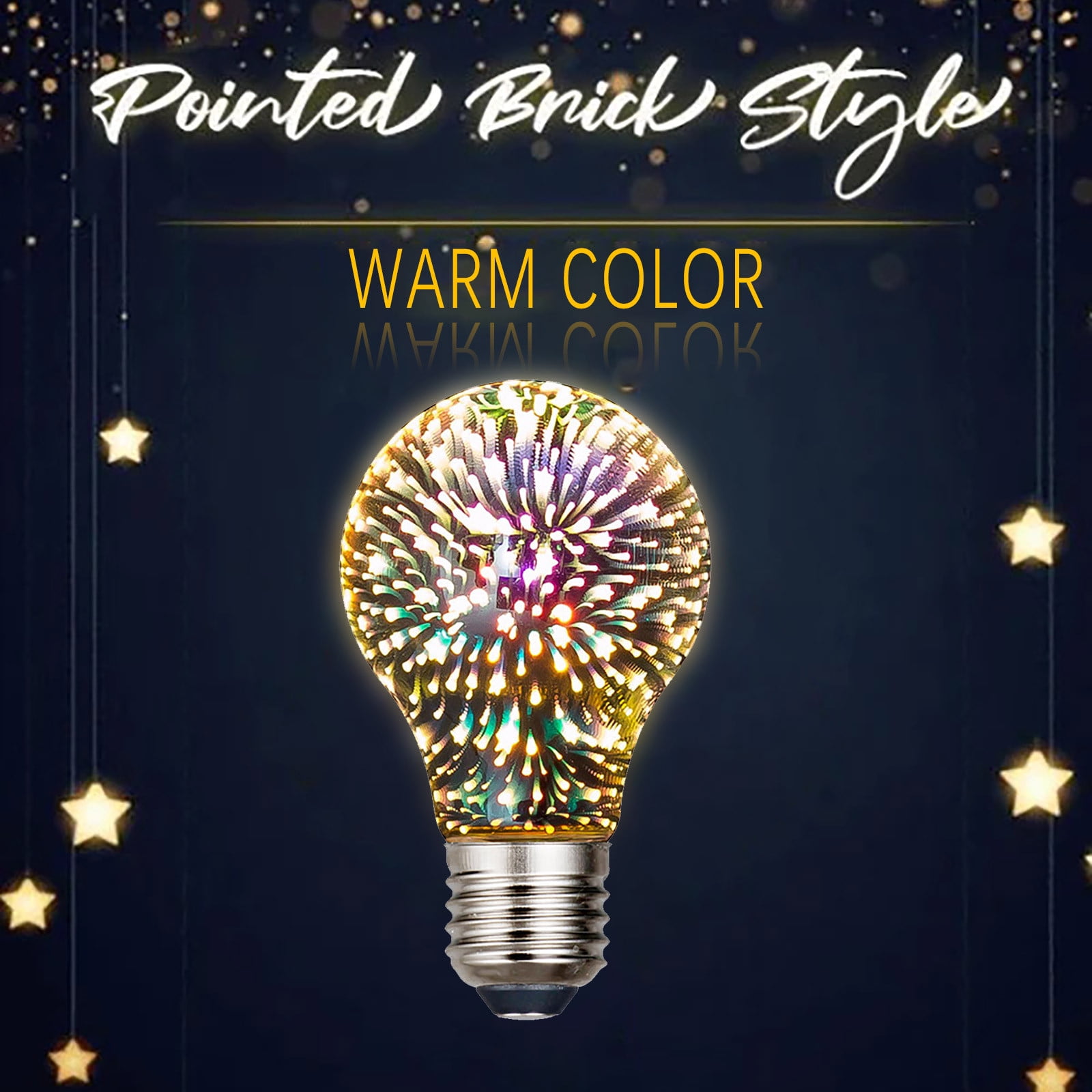 solacol Led Light Bulb Light Bulb Fancy Leds 3DFireworks LED Bulb ...