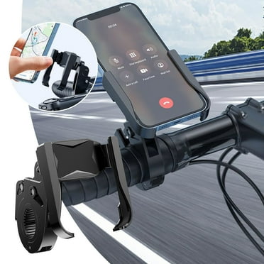 HOMEYA Adjustable Motorcycle Phone Mount, Bike Phone Mount Clamp with ...