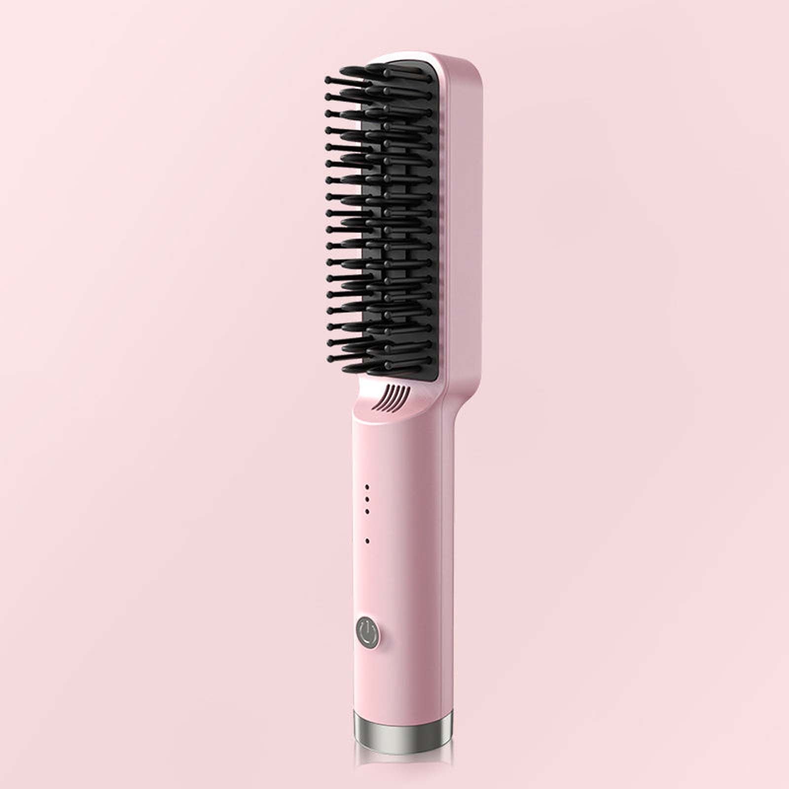 solacol Portable Negative Hair Straightening Comb Inner Button Flip Out ...