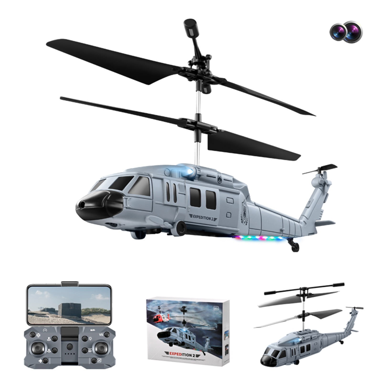 solacol Rc Helicopter Rc Helicopter For Adults Remote Control ...
