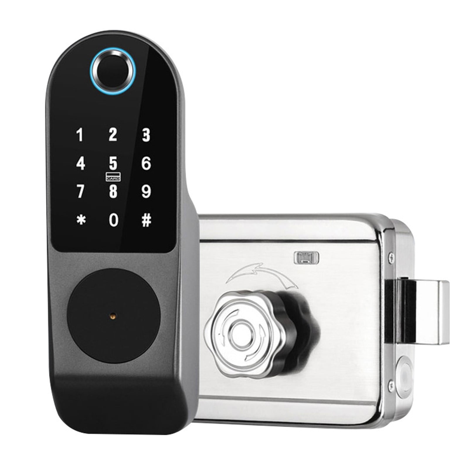 solacol Smart Door Lock with Handle Smart Door Lock, Keyless ...