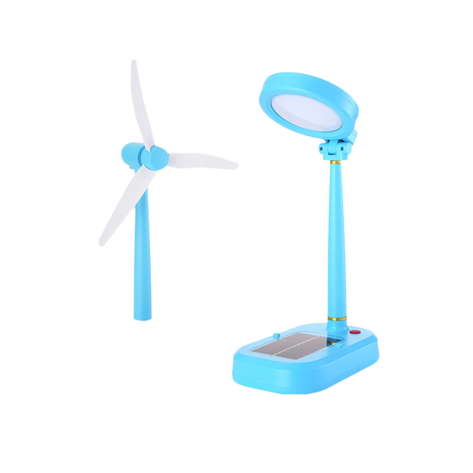 solacol Solar Rechargeable Desk Lamp Fan Led Study Students Children ...