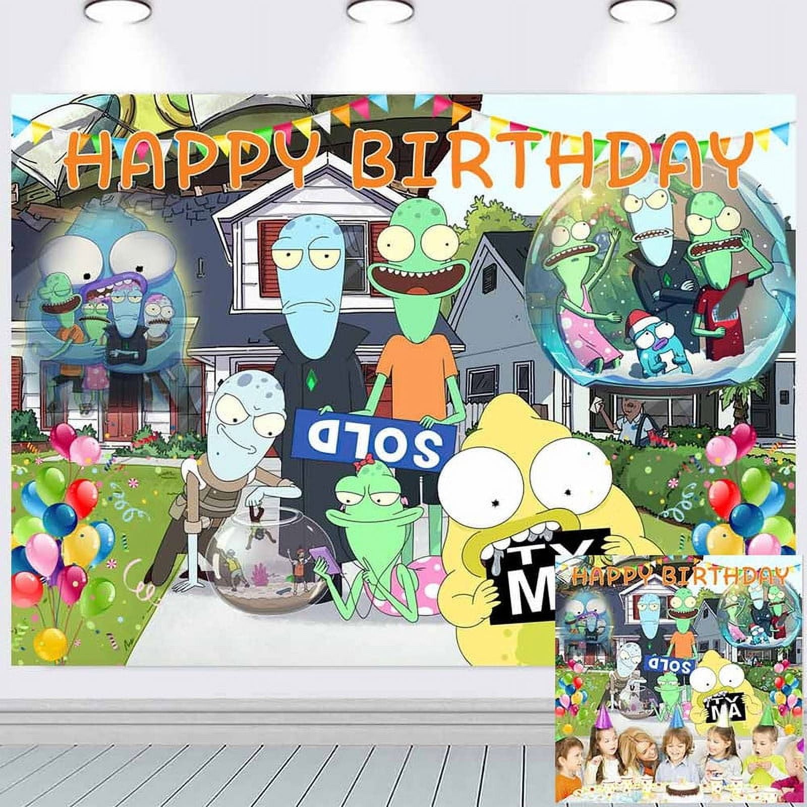 solar opposites Backdrop Banner Party Supplies Poster Movie Theme ...