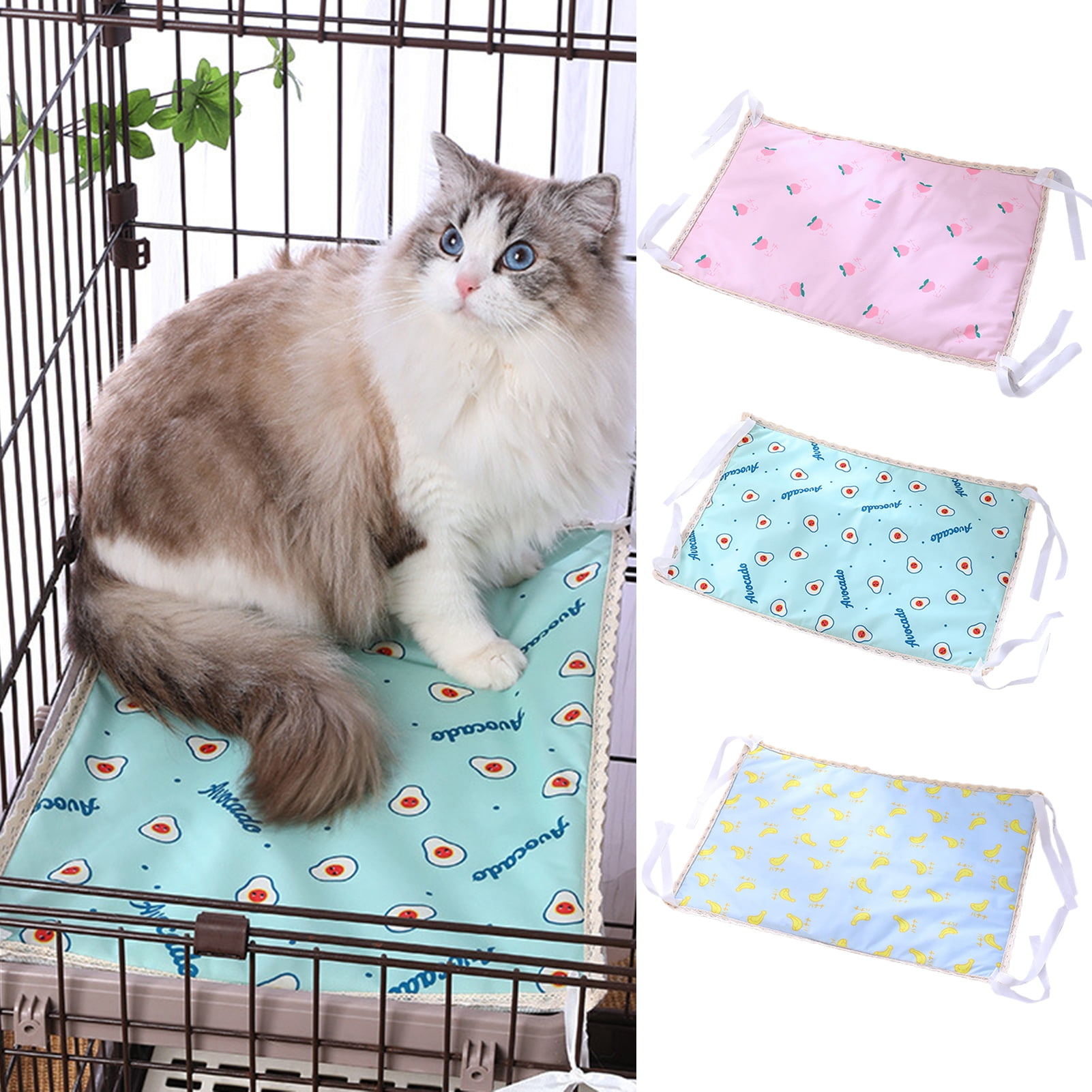 solautey Summer Cool Dog Mat Cooling Pad Pet Ice Pad Mat Strap Design ...