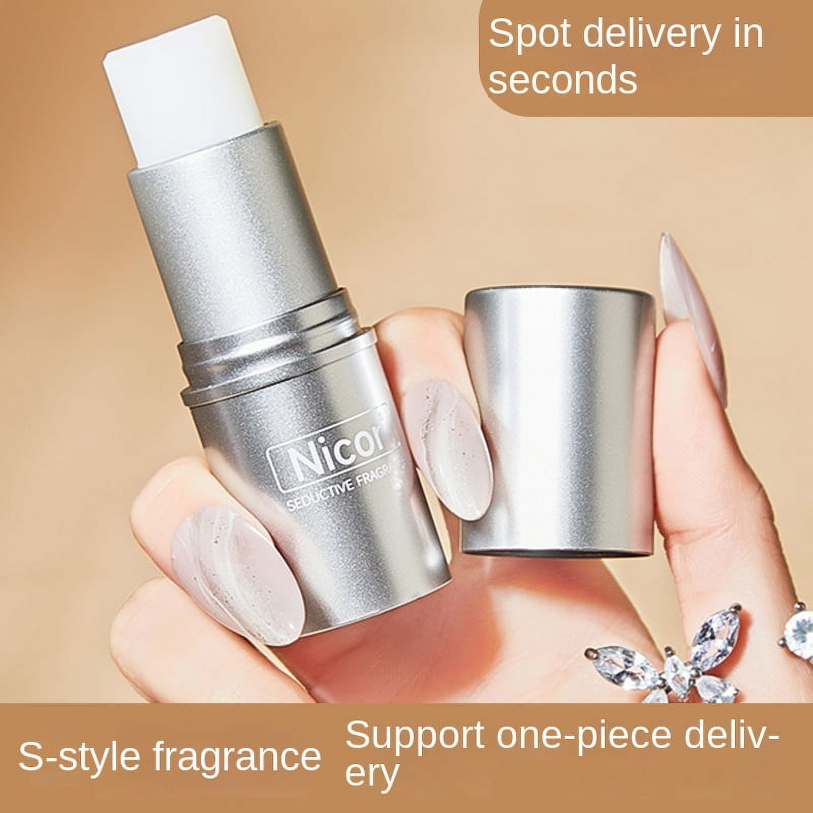 solid balm for men and women has a light fragrance and long lasting ...