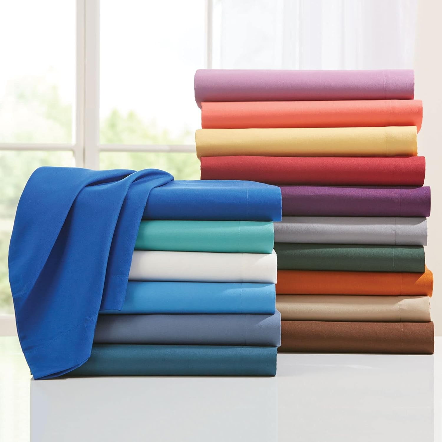 Bh Studio Solid Sheet Set - Queen, Chocolate - Walmart.com