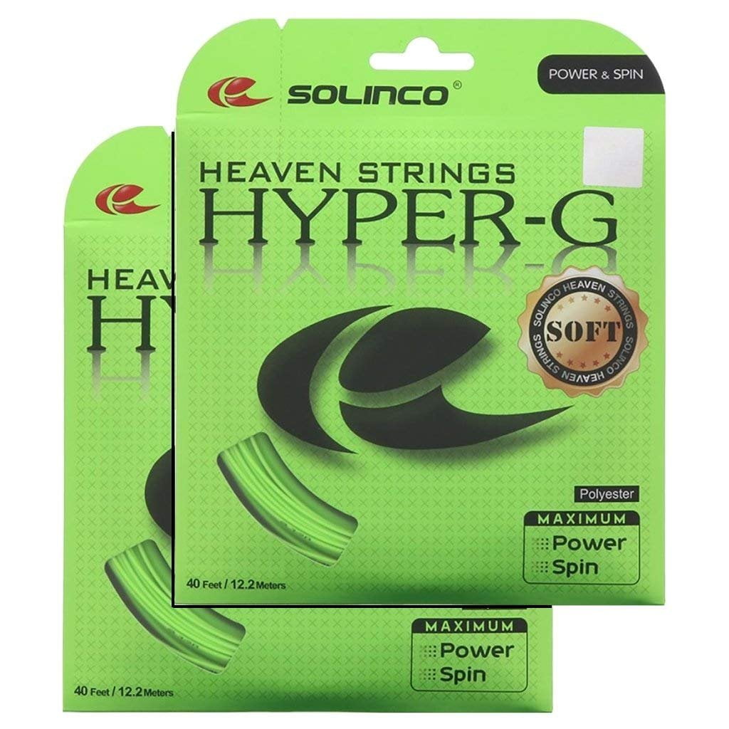 Solinco Hyper-G Soft Tennis String - 2 Packs - Choice of Gauge 16g - 1.30 - Walmart.com