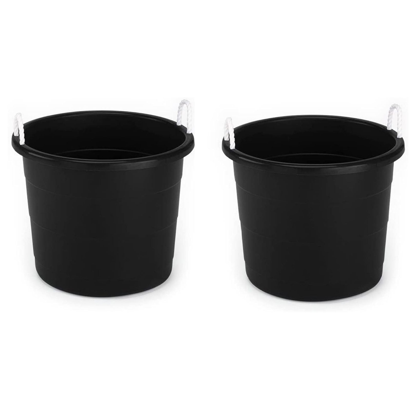 song xiang Multi Purpose 17-Gallon Plastic Open Top Storage Round ...