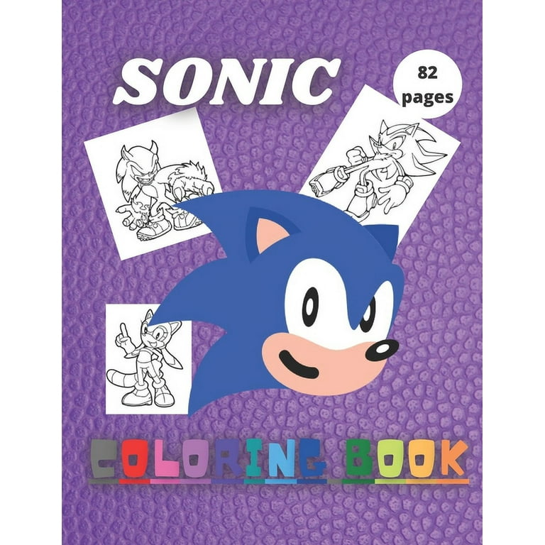 purple sonic coloring pages
