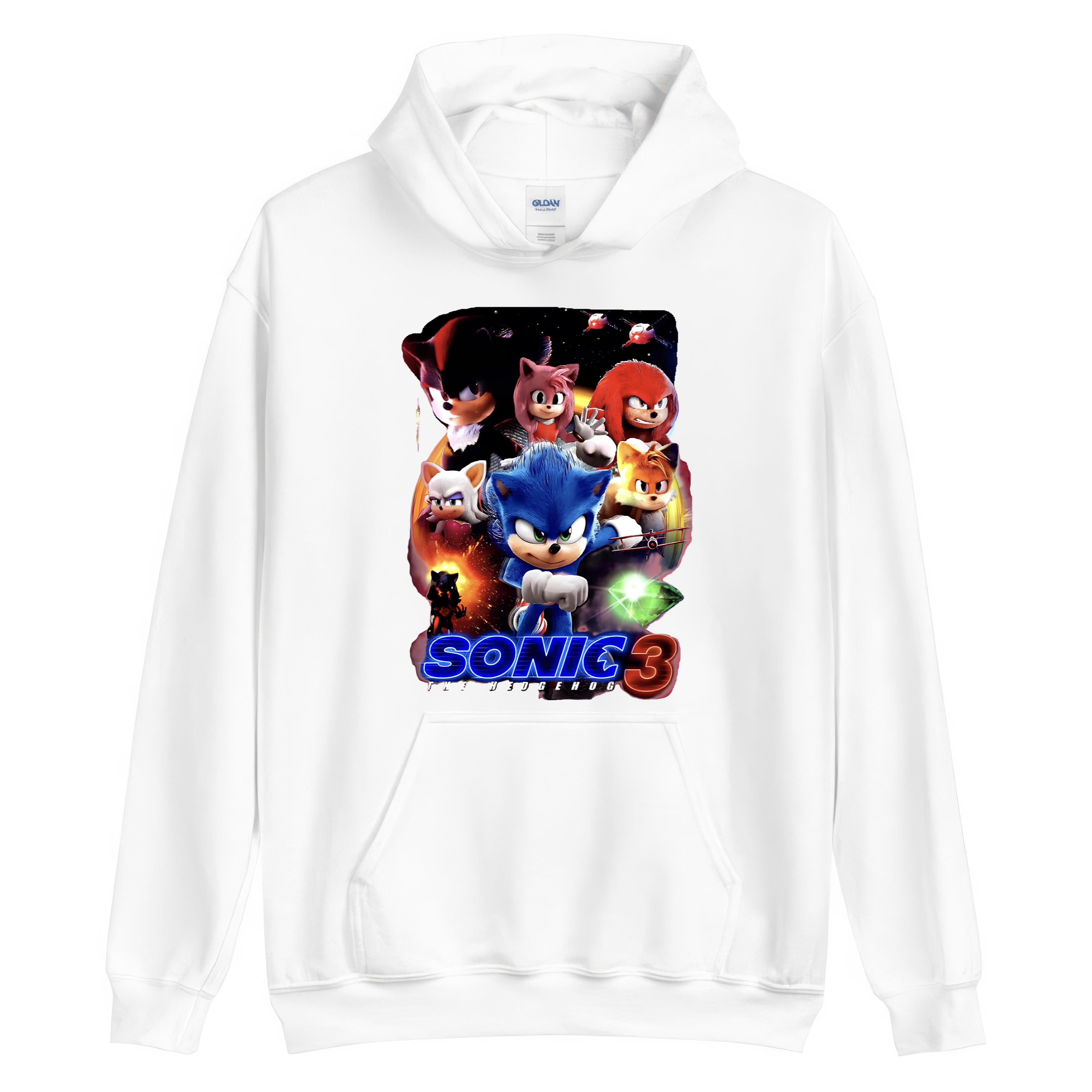 sonic the hedgehog 3 UNISEX T-SHIRT, sonic the hedgehog 3 TEE GIFT FAN ...