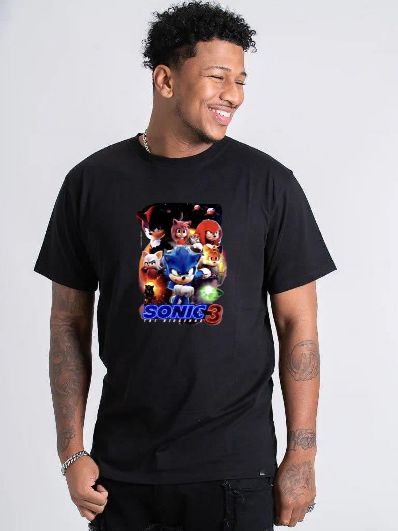 sonic the hedgehog 3 UNISEX T-SHIRT, sonic the hedgehog 3 TEE GIFT FAN ...