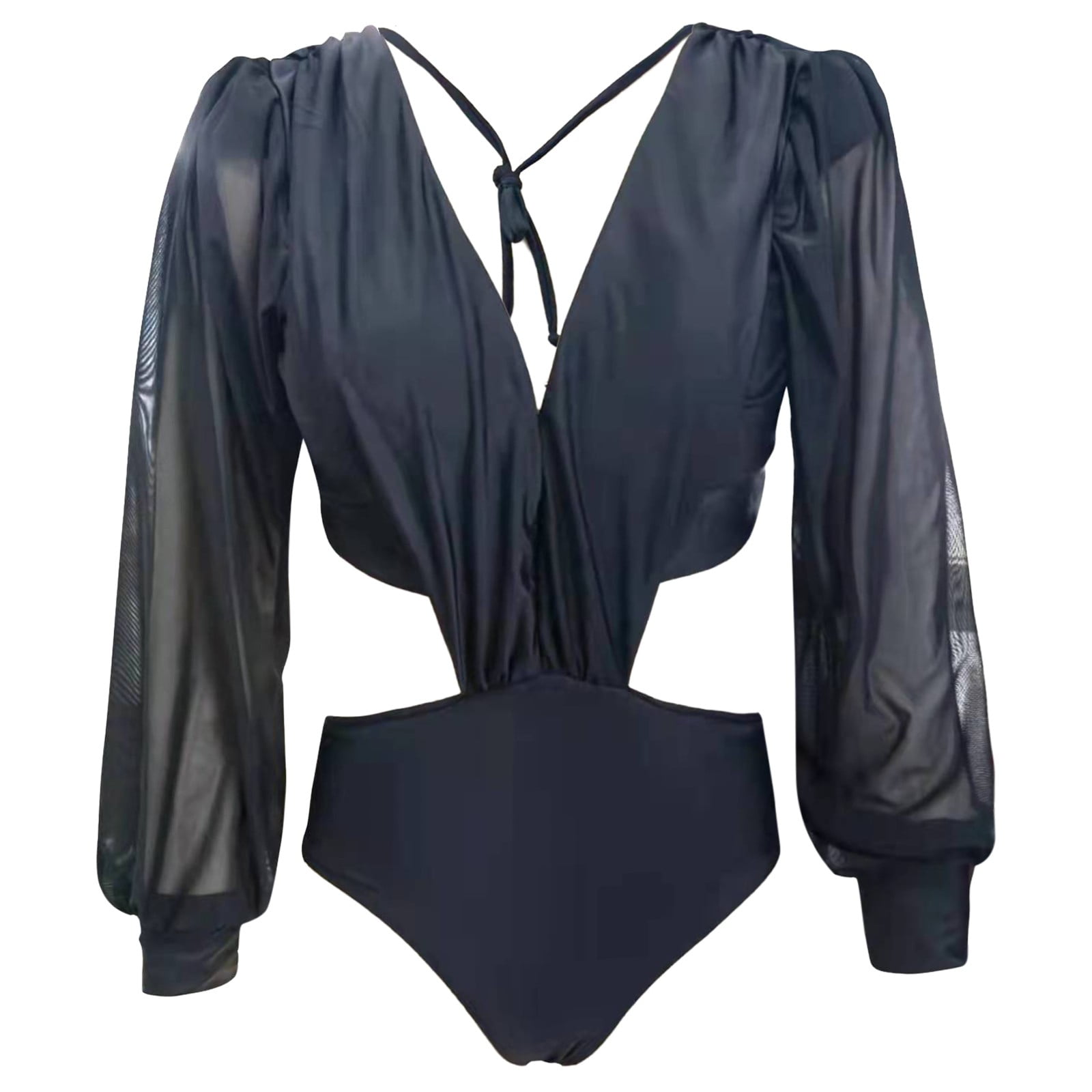 Sonwsong One Piece Swimsuit Women 2024 Summer New Womens Solid Color