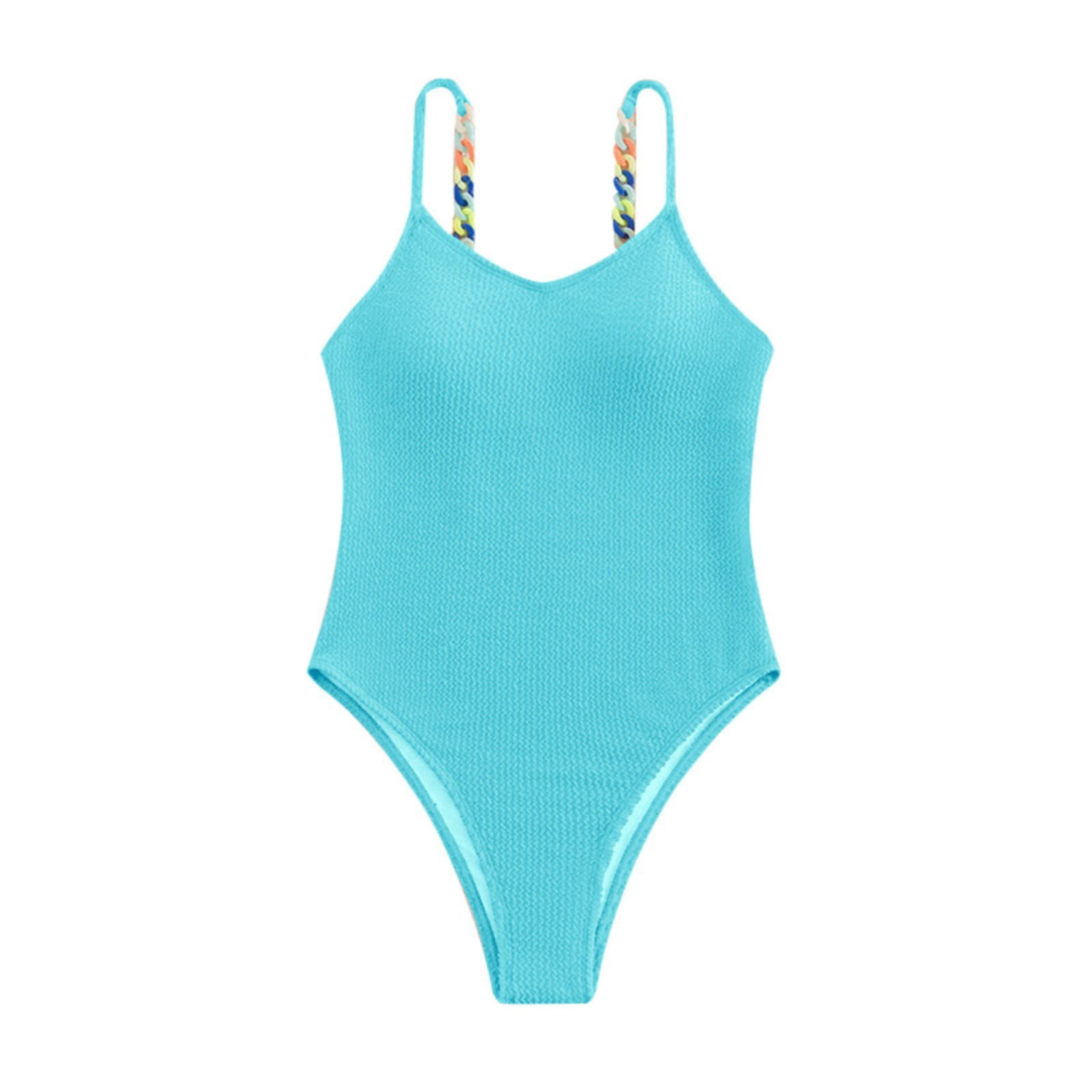 sonwsong One Piece Swimsuit Women,Women's Colorblock Abstract Floral ...