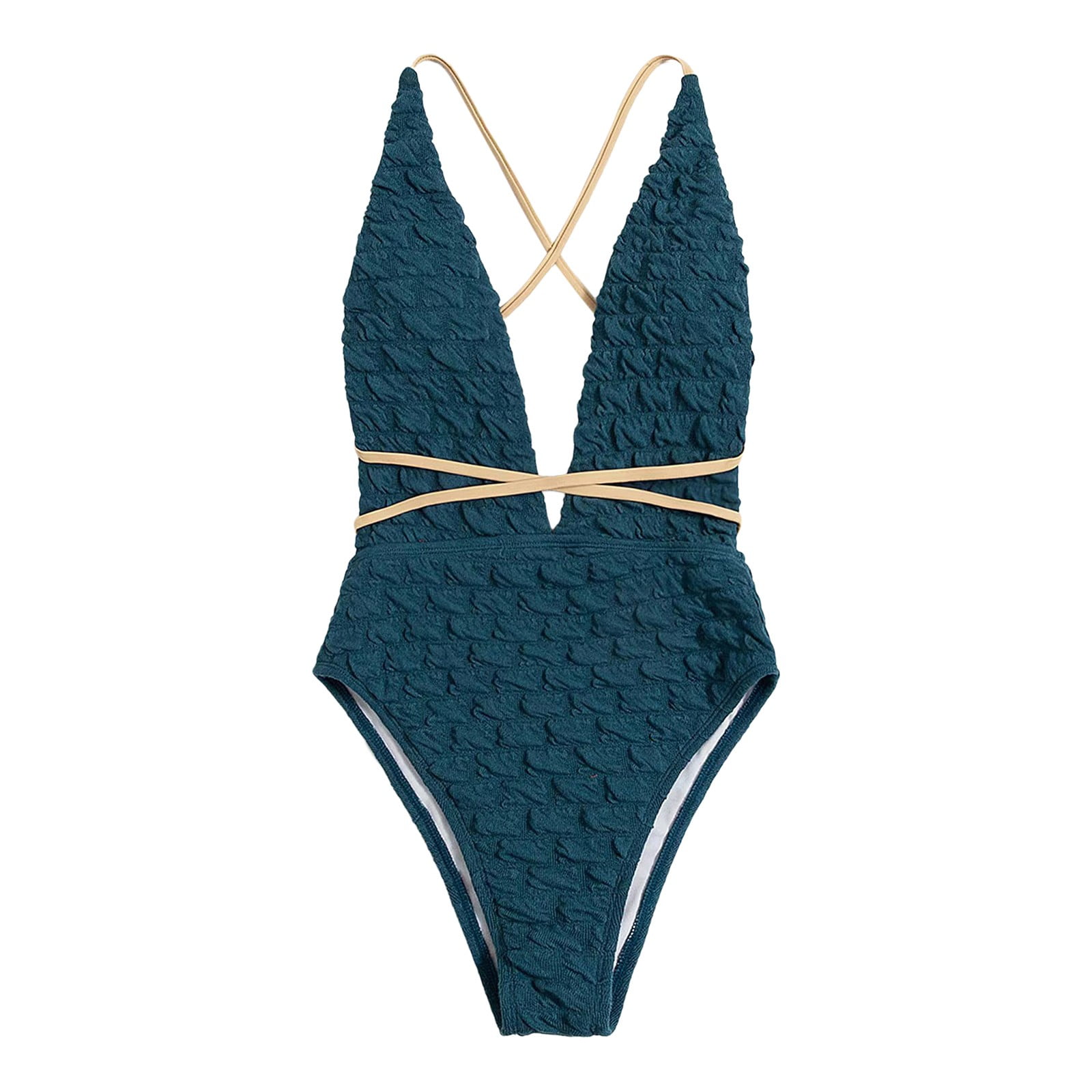 Sonwsong One Piece Swimsuit Women Womens Sgold Printed Swimsuit V