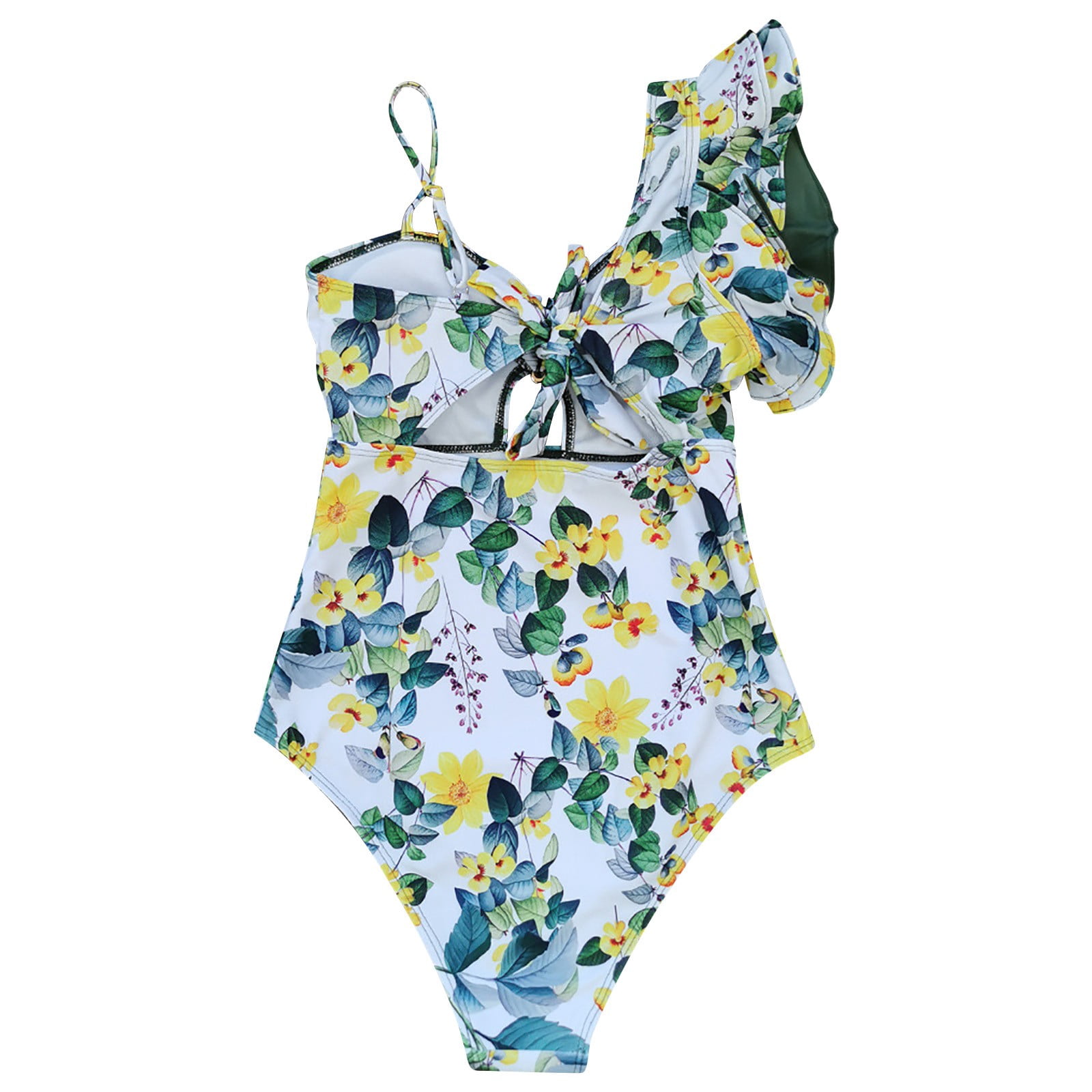 sonwsong Swim Suits,Sexy One Shoulder Strap Out Backless Swimsuit,Swim ...