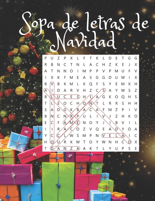 sopa de letras de navidad: Libro de búsqueda de palabras en español ...