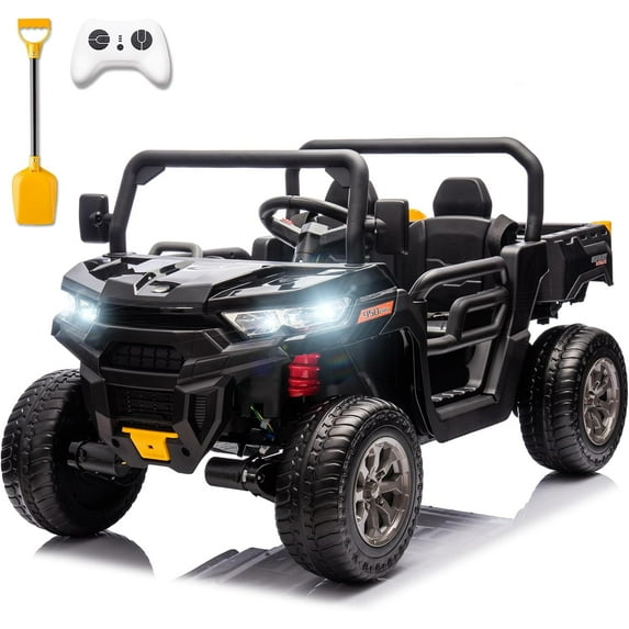 sopbost 2 Seater 24V Ride On Toys for Big Kids with Electric Dump Bed ...