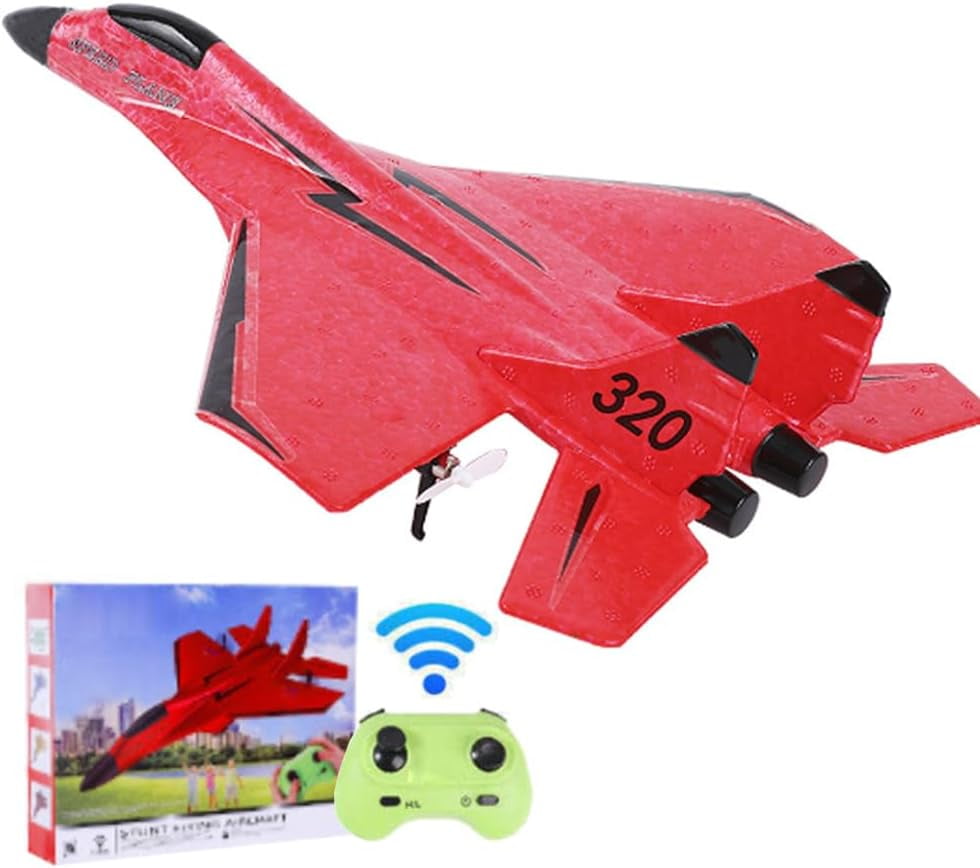 soputry Remote Control Airplane Toy, Gravity Glider Foam RC Fighter ...