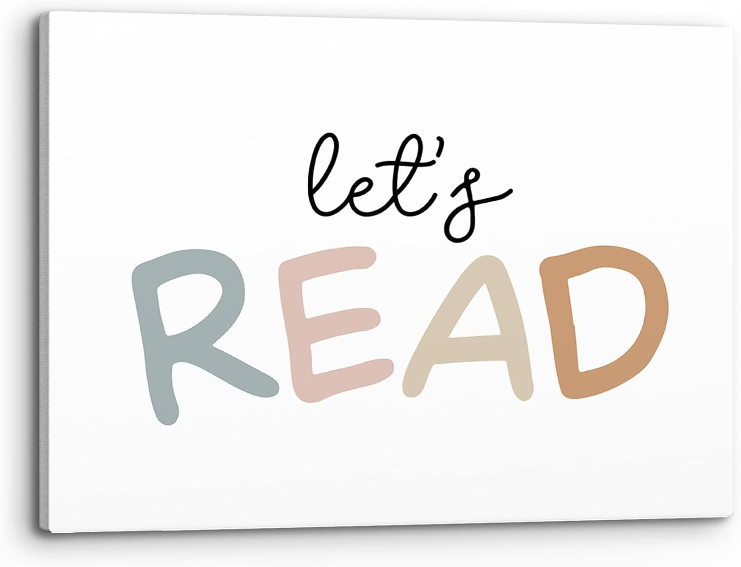 sotiu Read Signs For Classroom, Reading Quote Let‘s Read Wall Art, Boho ...
