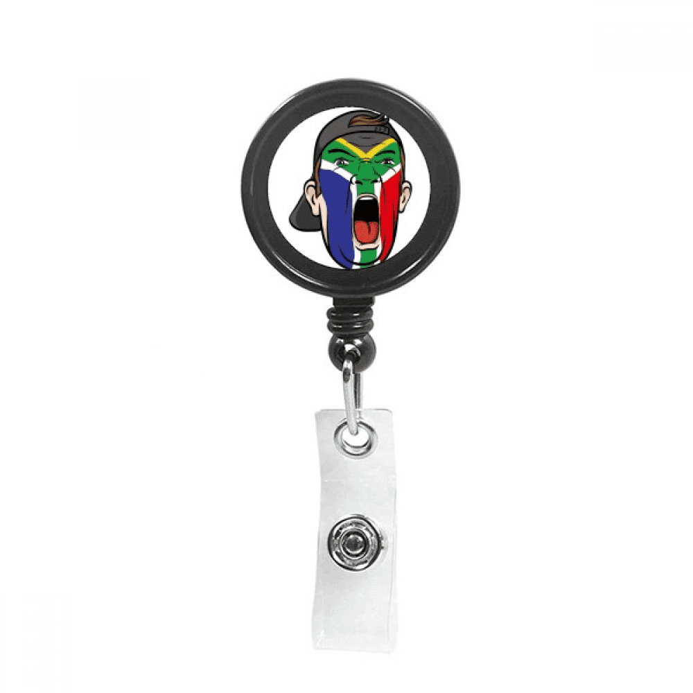 south afflag facial makeup cap Retractable Keychain Badge Holder ID ...