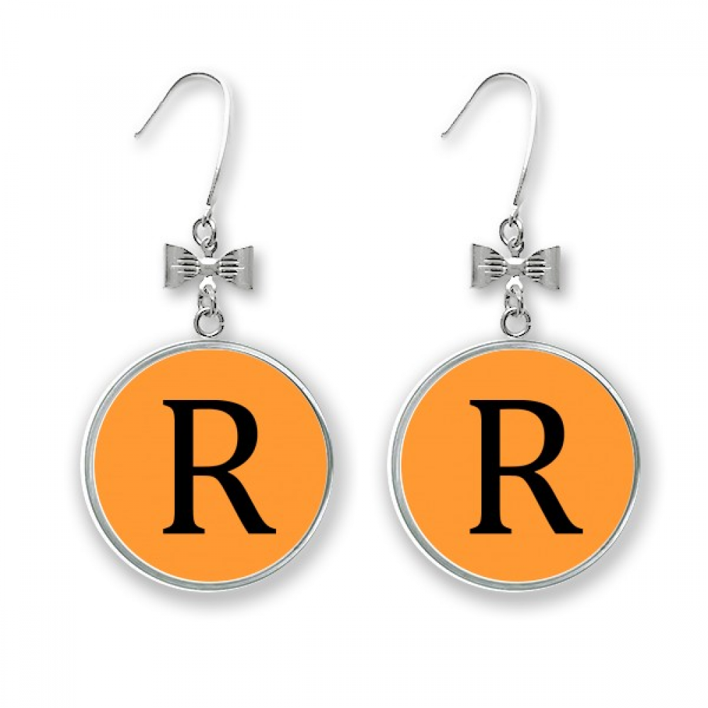south african currency symbol rand zar bow earrings drop stud pierced ...