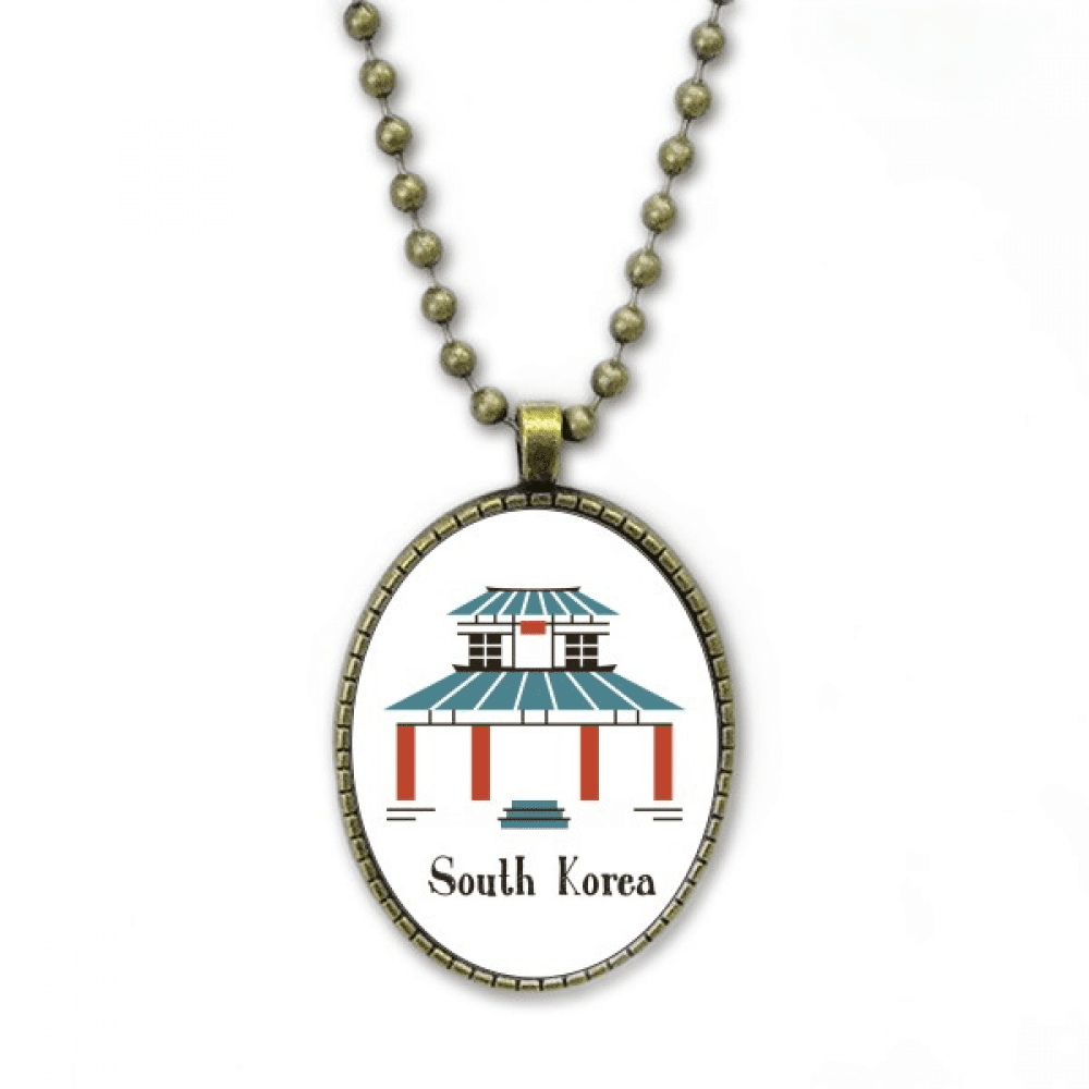 south korea landmarks the phylum necklace vintage chain bead pendant ...