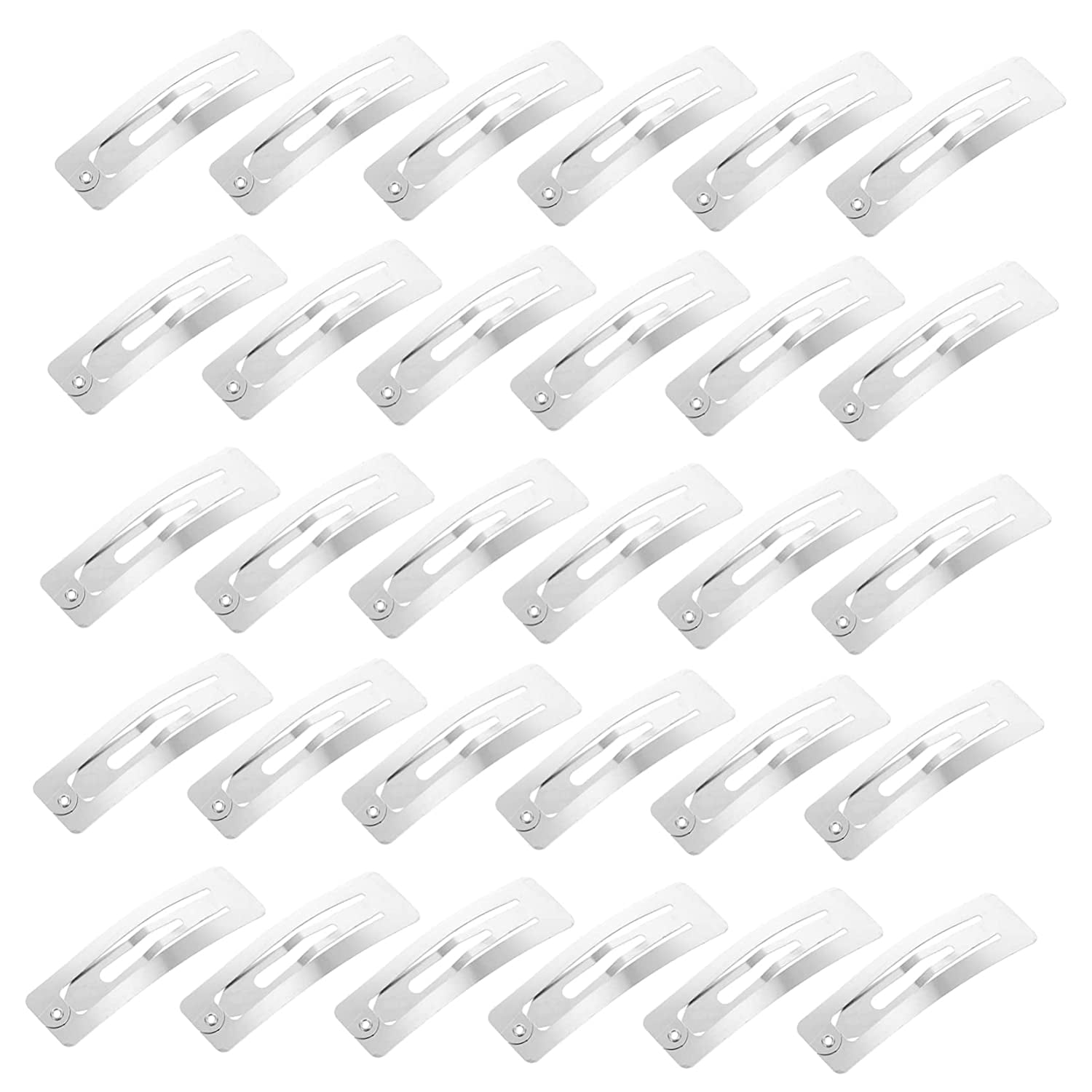 southwit 100pcs Rectangular Hairpin French Hair Pin Metal Hair Clips ...