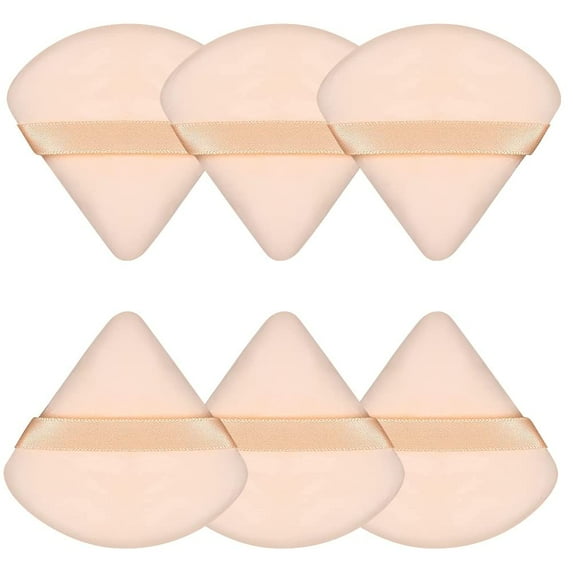 southwit 6 Pieces Powder Puff Face Triangle Makeup Puff Cosmetic ...
