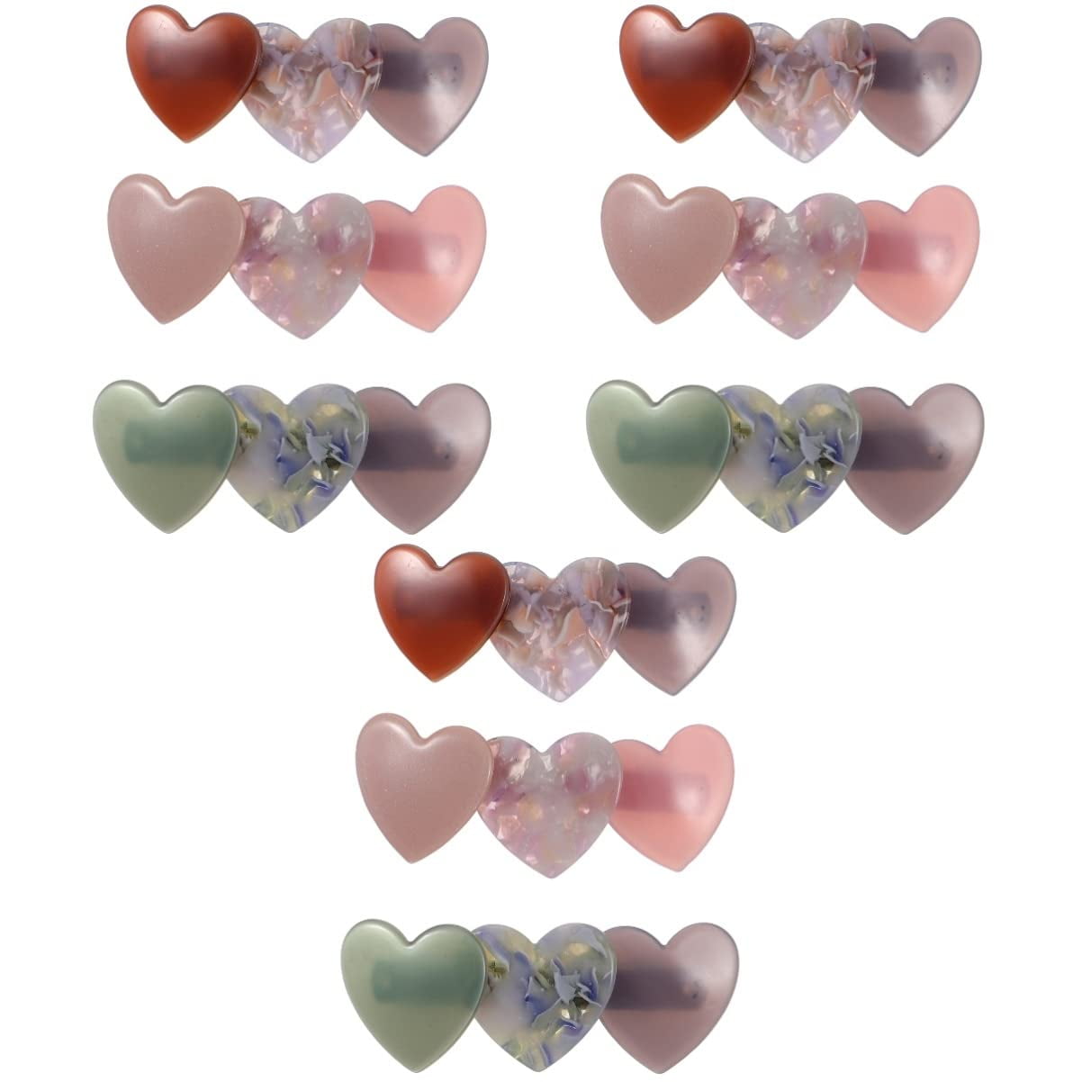 southwit 9 pcs Clips Thick Style Girls Long Design Hairpin Barrettes ...