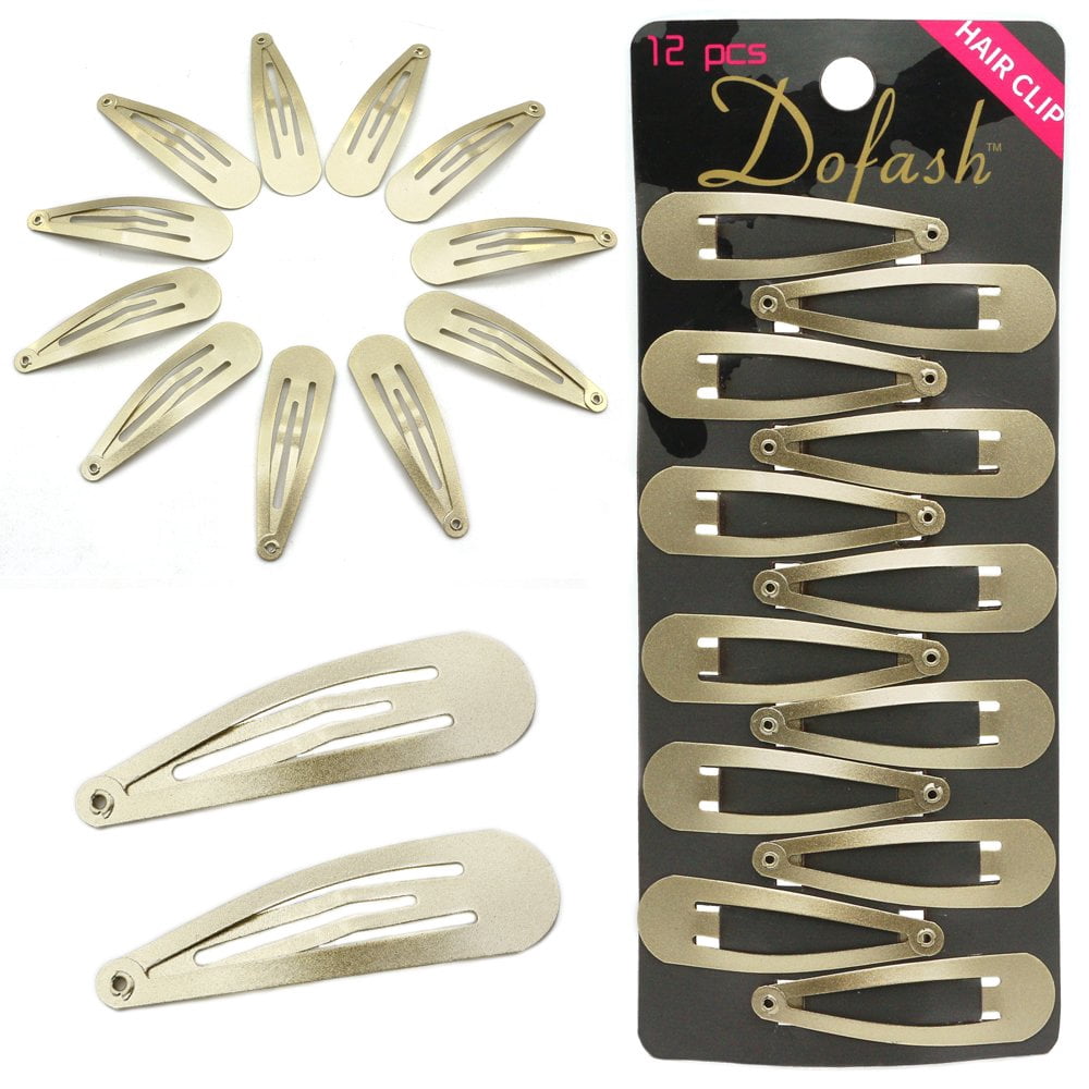 southwit Snap Hair Clips Metal Grips 5CM/2 IN Barrettes for Thin Hair ...