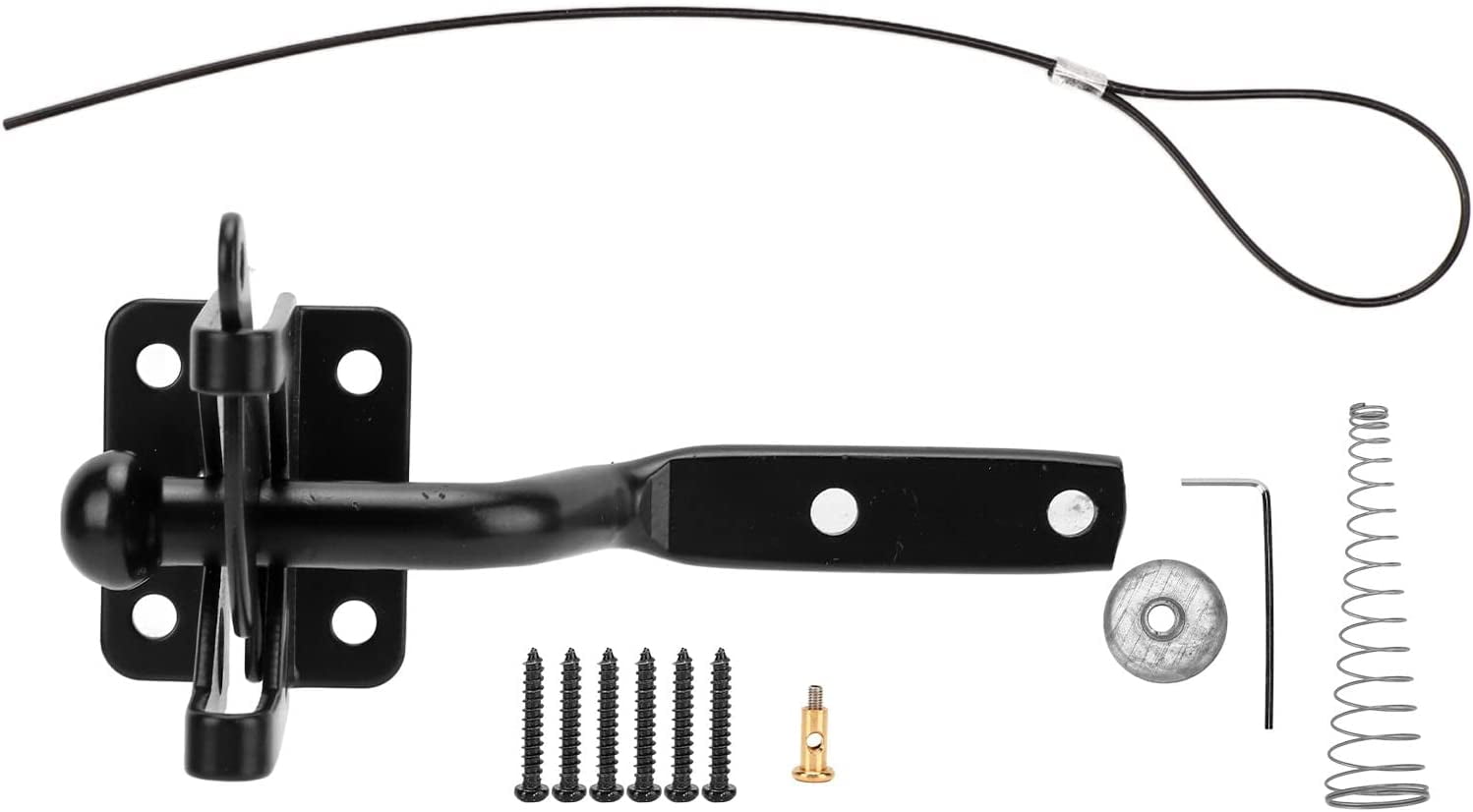 sovpo Gate Latch, Garden Fencing Lock, Fence Latch Carbon Steel with ...