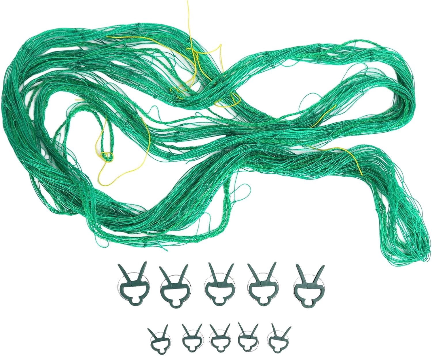 sovpo Plant Trellis Netting, Heavy-Duty Polyester Grow Net,Plants Trellis Netting Plastic Strong ...