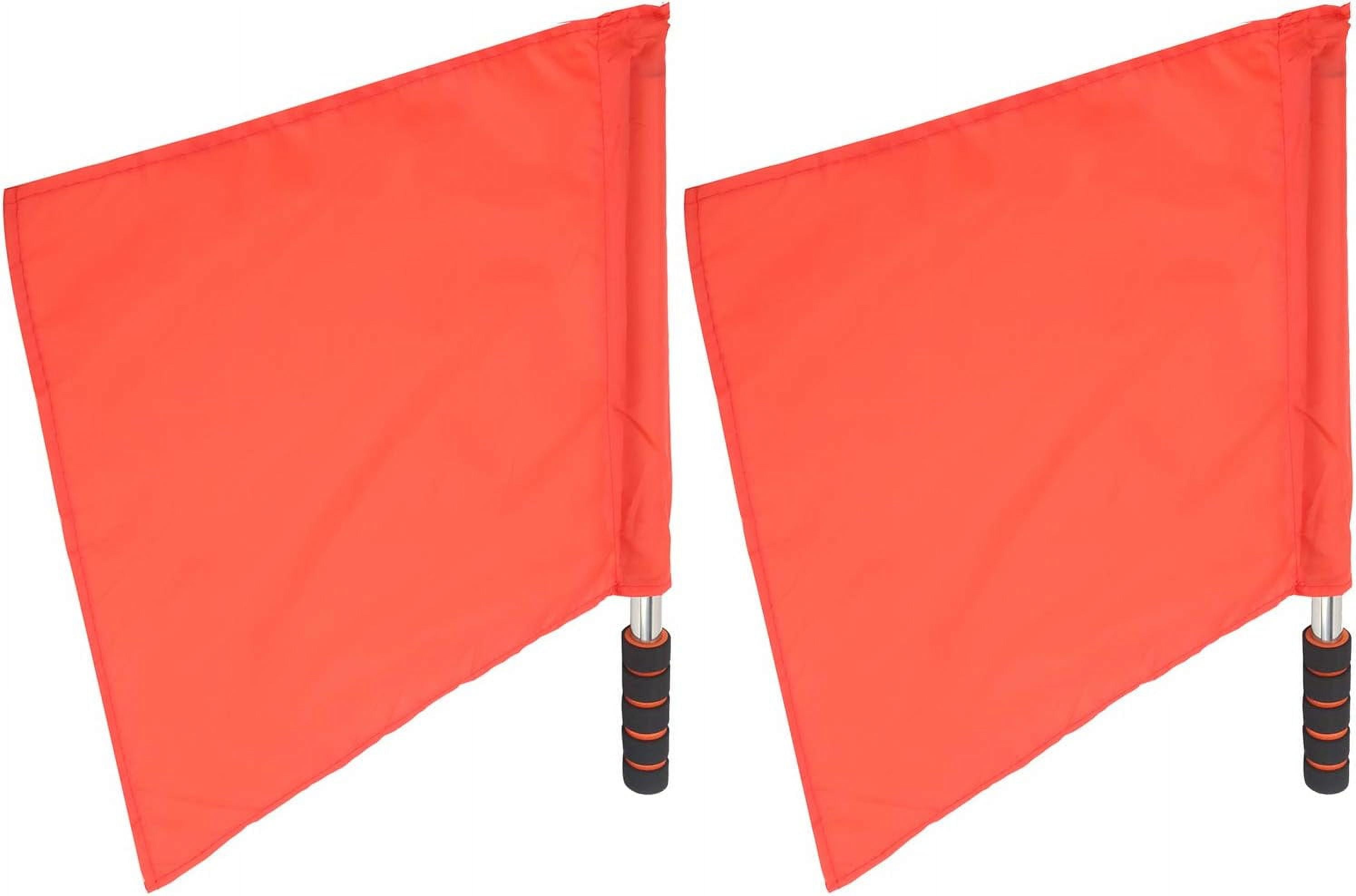 sovpo Sports Referee Flag, Linesman Flag, Soccer Referee Flag, 2Pcs Referee Official Flags ...